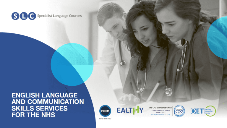 English Language and Communication Skills Services for the NHS